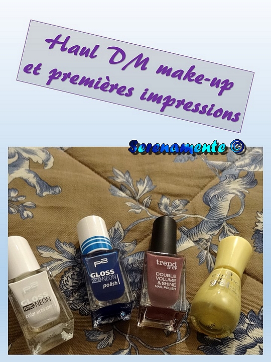 Haul make-up DM et premières impressions
