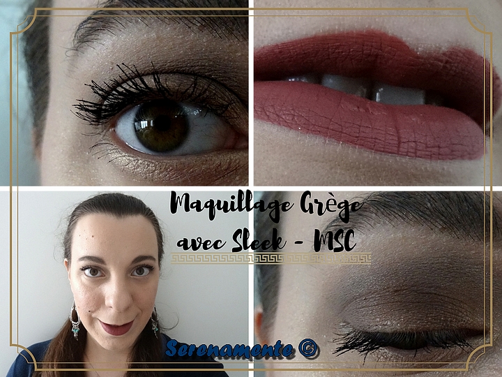 Maquillage Grège quotidien avec Sleek - MSC