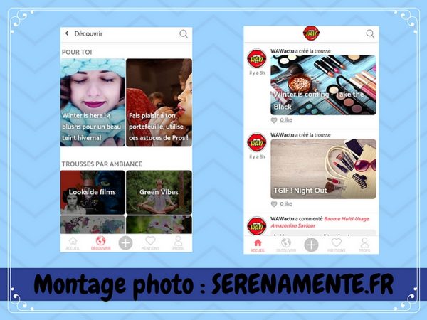 A la découverte de WAW : mon application beauté sur mobile