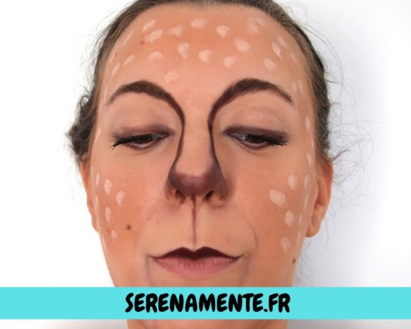Mon maquillage de biche pour Halloween : le tuto pas à pas