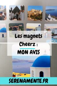 Mes souvenirs de vacances sur mon frigo : les magnets Cheerz